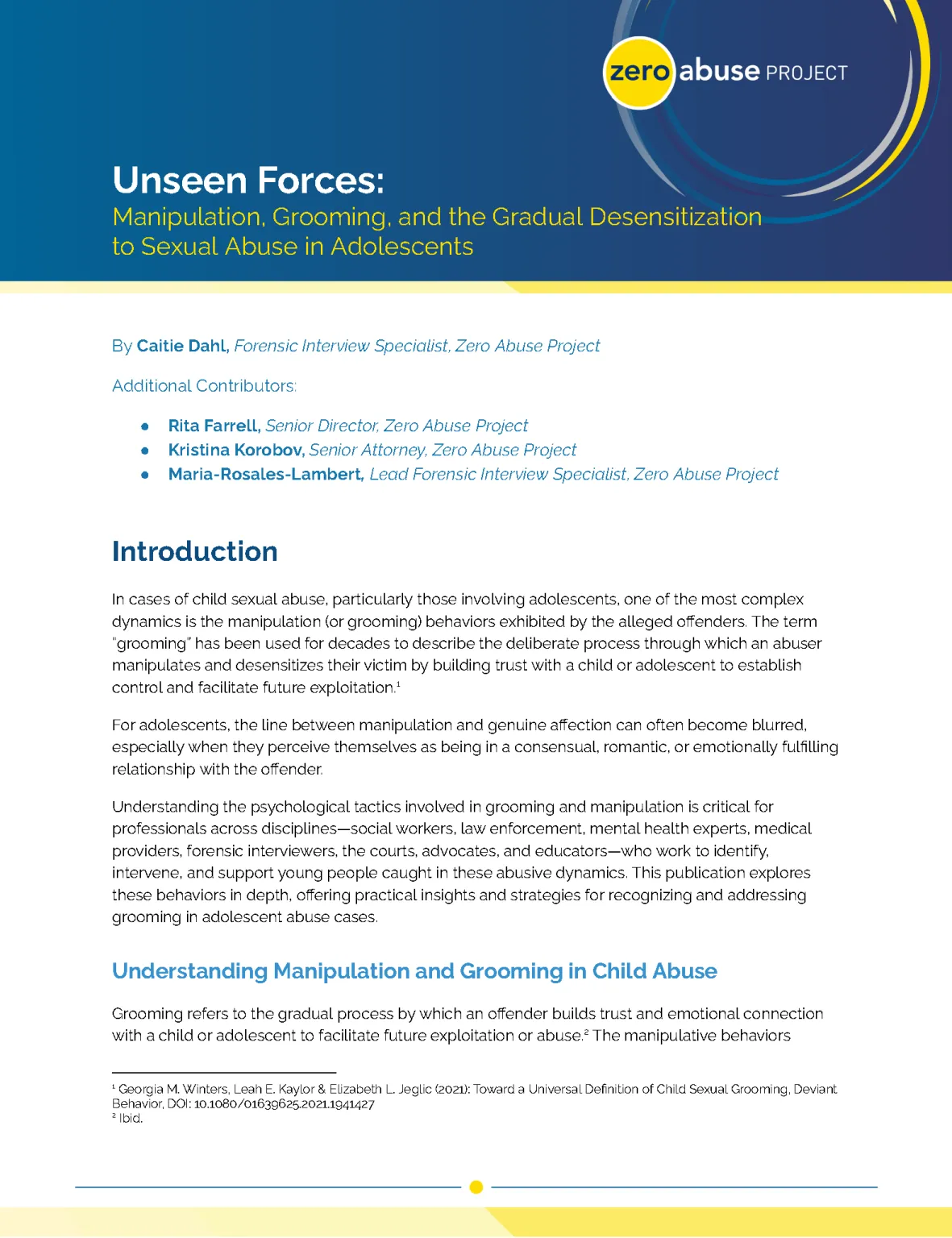 Unseen Forces: Manipulation, Grooming, and the Gradual Desensitization ...